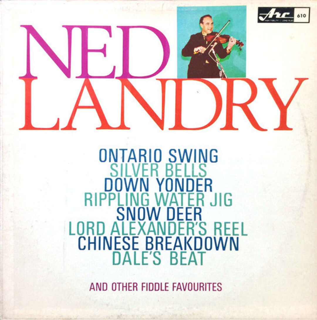 Ned Landry – Ned Landry and His Fiddle Vinyl Record, Album FOLK - Etsy