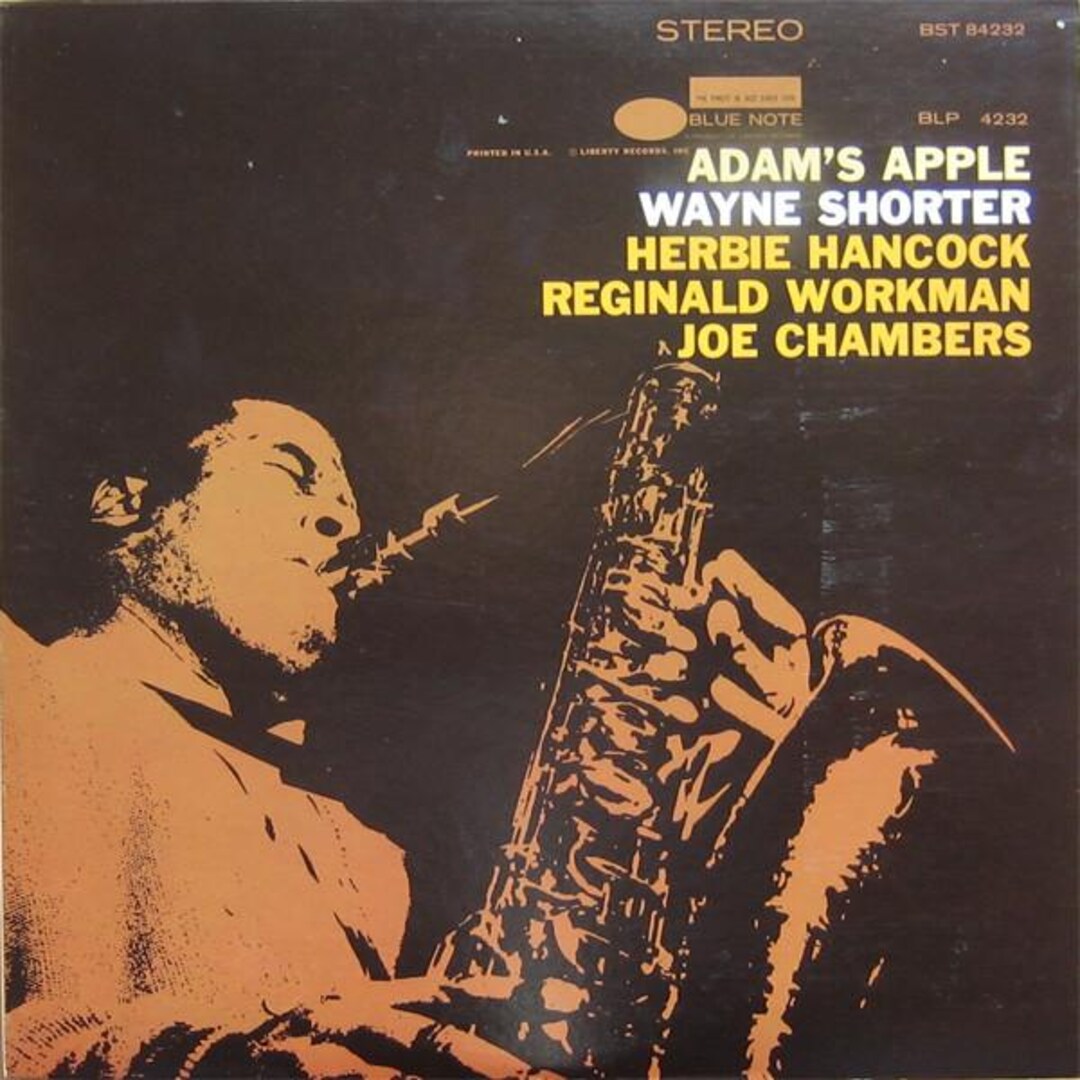 Wayne Shorter Adam's Apple Vinyl Record LP, Album JAZZ Rare Plays ...