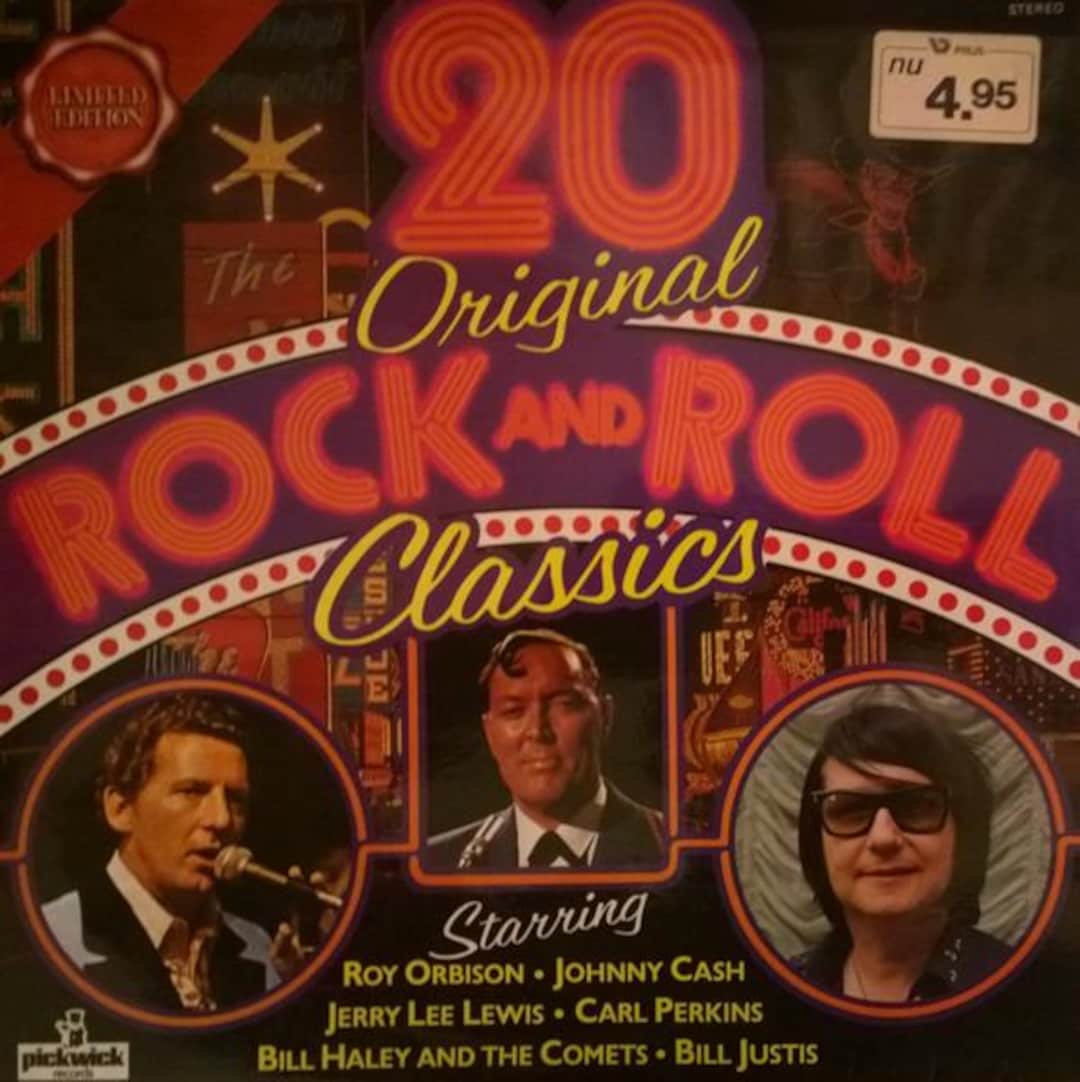 20 Original Rock & Roll Classics Vinyl Record LP, Album Compilation ...