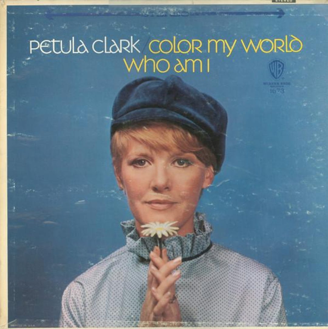 Petula Clark – Color My World / Who Am I Vinyl Record LP, Album Blues ...