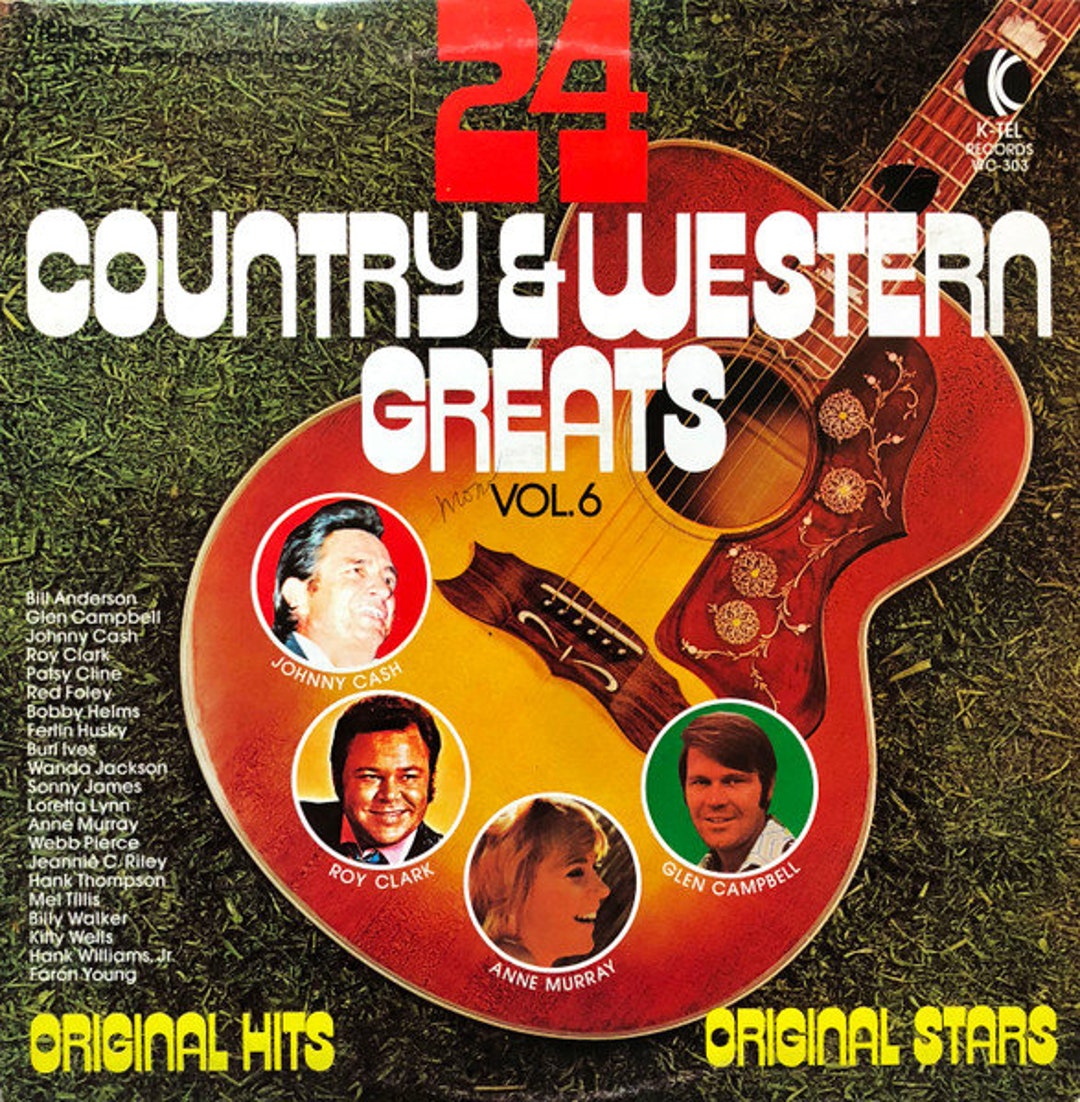 24 Country & Western Greats Vol. 6 Vinyl Record, Album Compilation - Etsy