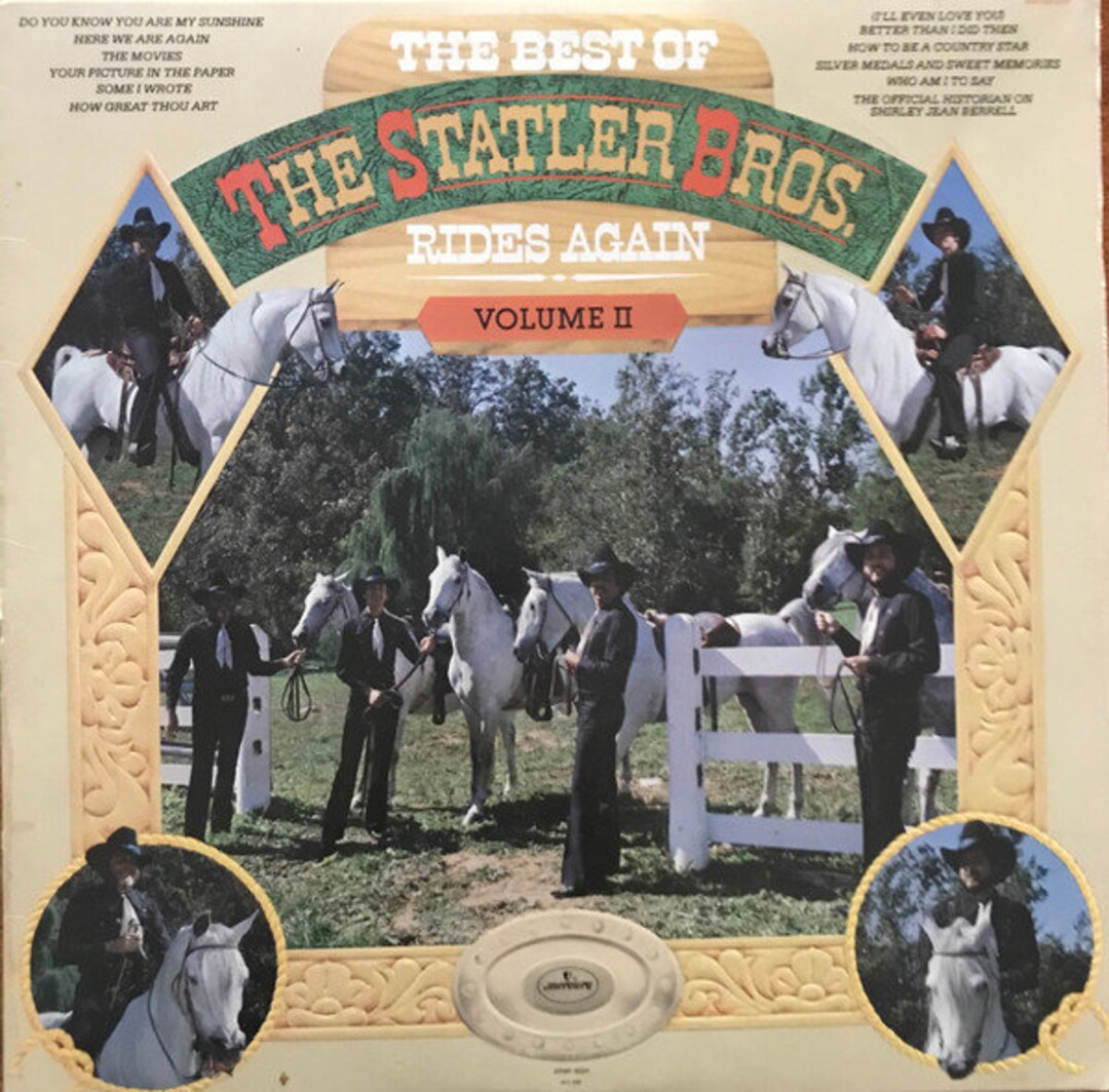 The Statler Brothers The Best Of The Statler Bros Rides Again Volume I