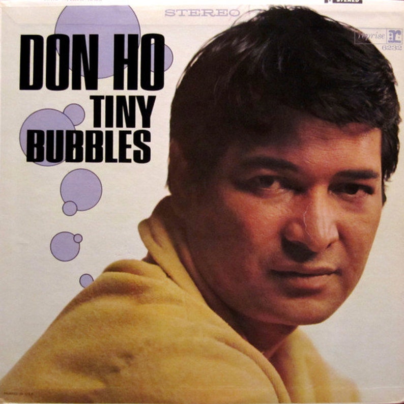Don Ho Tiny Bubbles Vinyl Record LP POP - Etsy