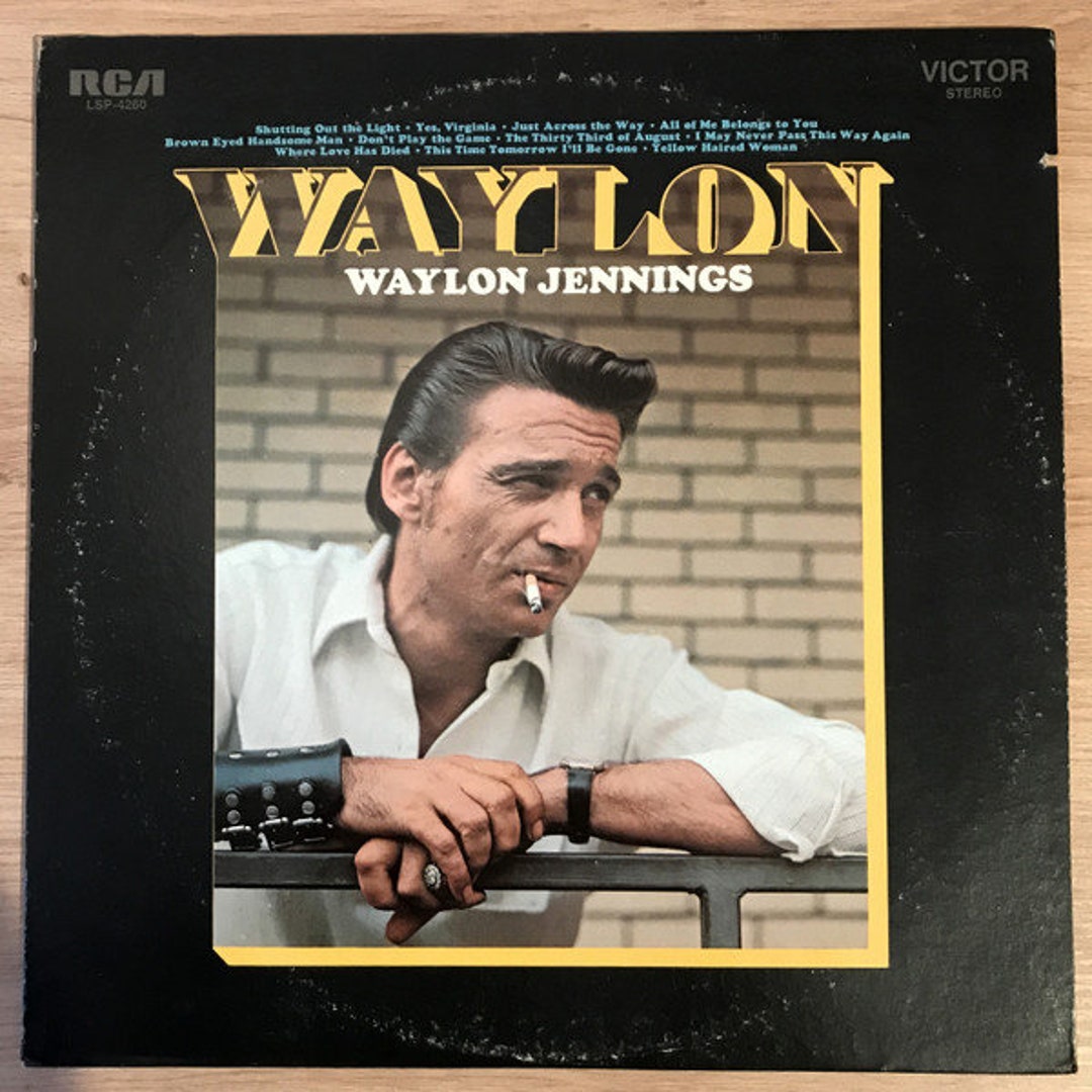 Waylon Jennings – Waylon Vinyl Record Album COUNTRY - Etsy