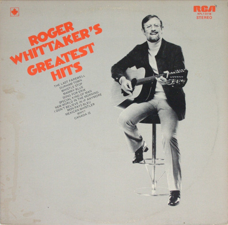 Roger Whittaker Greatest Hits Vinyl Record Album FOLK - Etsy