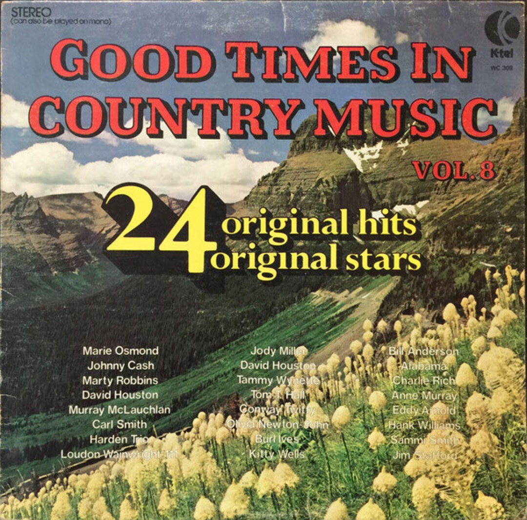Good Times in Country Music Vol. 8 VARIOUS Vinyl Record, Album Country ...
