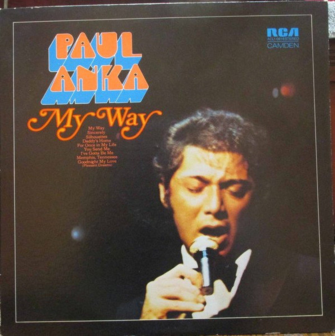 Paul Anka My Way Vinyl Record - Etsy