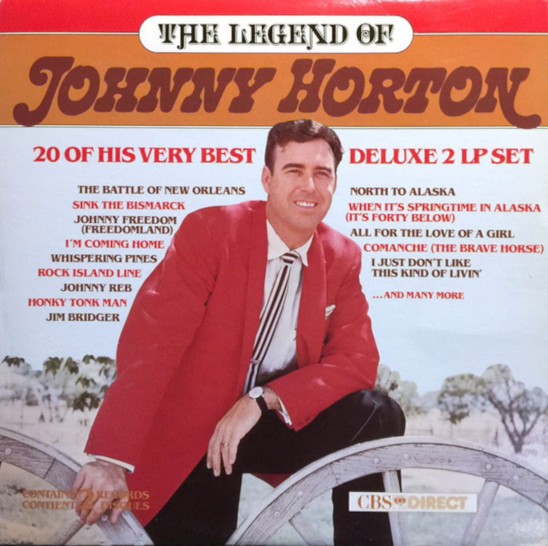 Johnny Horton the Legend of Johnny Horton Vinyl Record Album LP COUNTRY ...