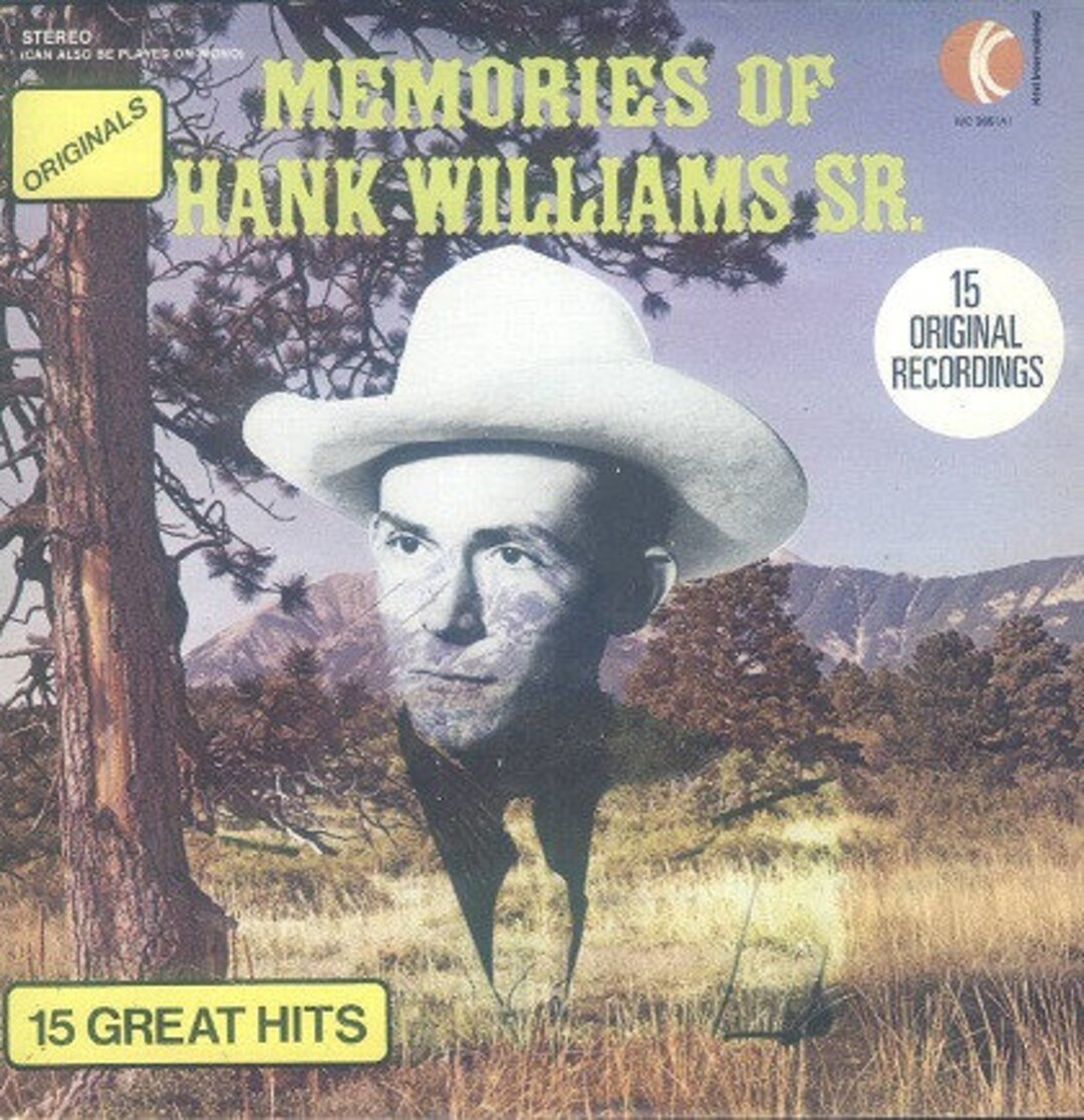 Hank Williams – Memories of Hank Williams Sr. Double Record LP Vinyl ...