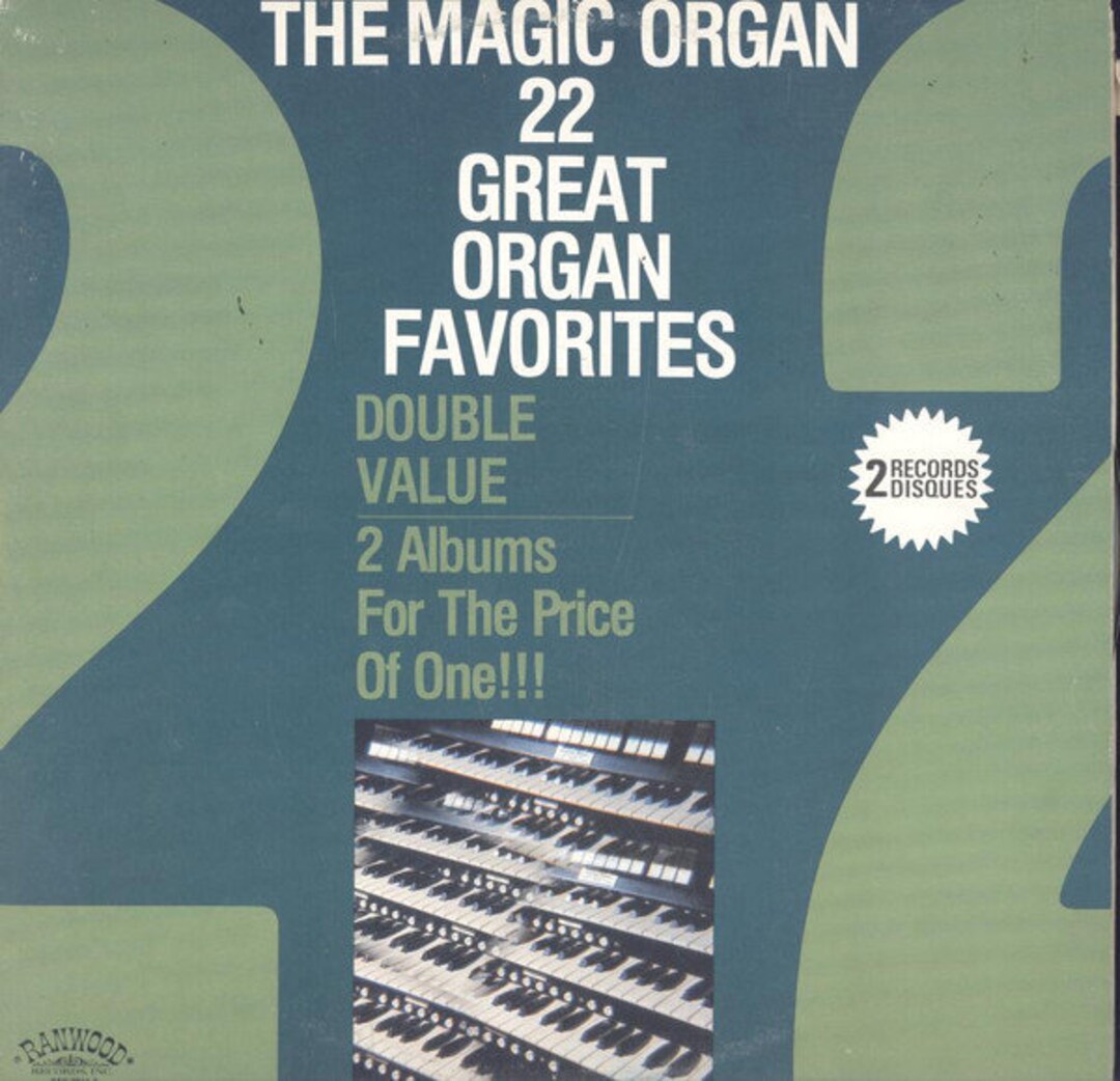 The Magic Organ – 22 Great Organ Favorites Double Vinyl Record, Album ...