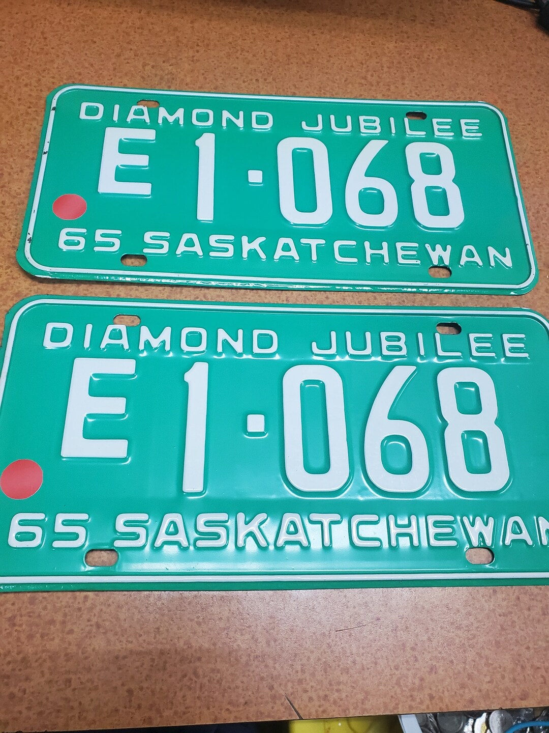 Pair 1965 GOLDEN JUBILEE Rare License Plates - Etsy