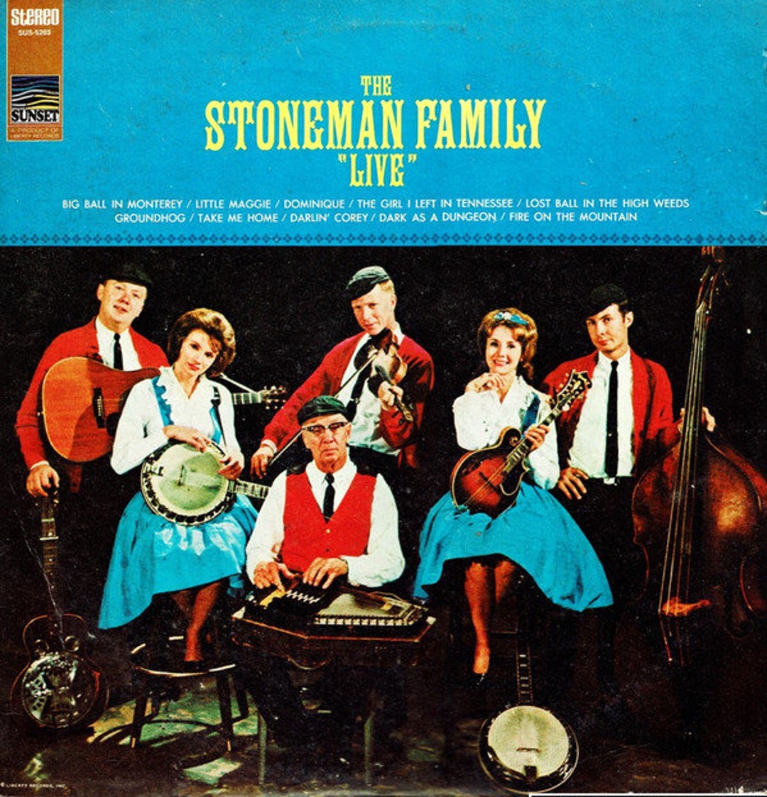 The Stoneman Family the Stoneman Family "live" Vinyl Record LP Folk - Etsy