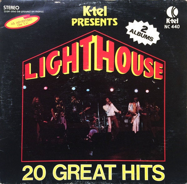 Lighthouse K-tel Presents: Lighthouse 20 Great Hits DOUBLE Vinyl Record ...