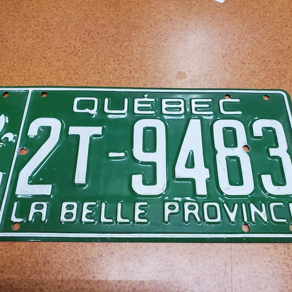 Quebec License Plate - Etsy