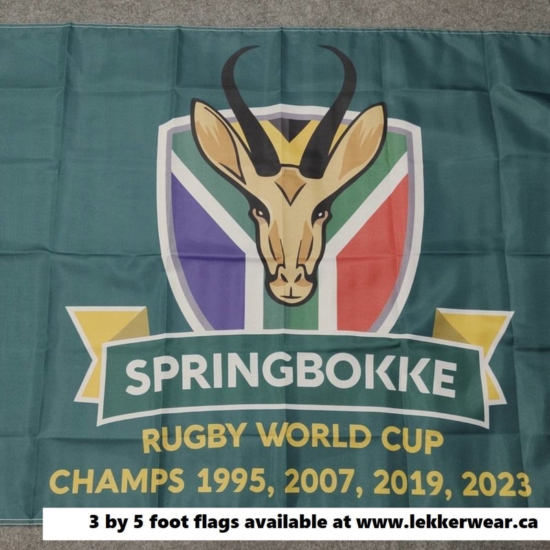 Springbok Rugby Flag - Etsy
