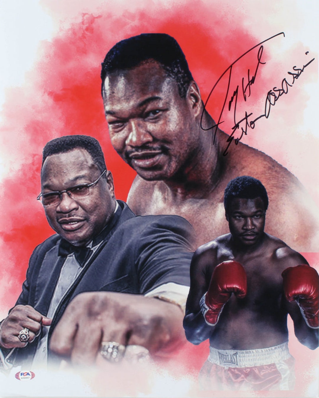 Larry Holmes Signed (real Autograph) 16x20 Photo Inscribed "easton ...