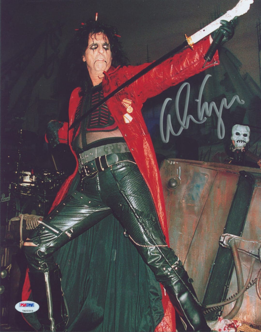 Alice Cooper Signed real Autograph 11x14 Photo - Etsy
