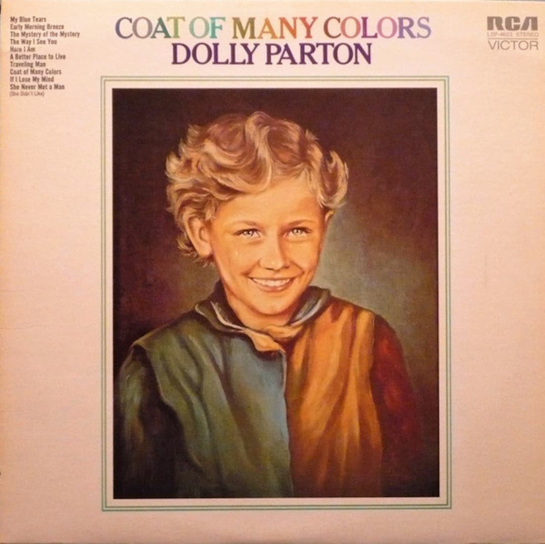 Dolly Parton Coat of Many Colors Vinyl Record Album LP COUNTRY - Etsy