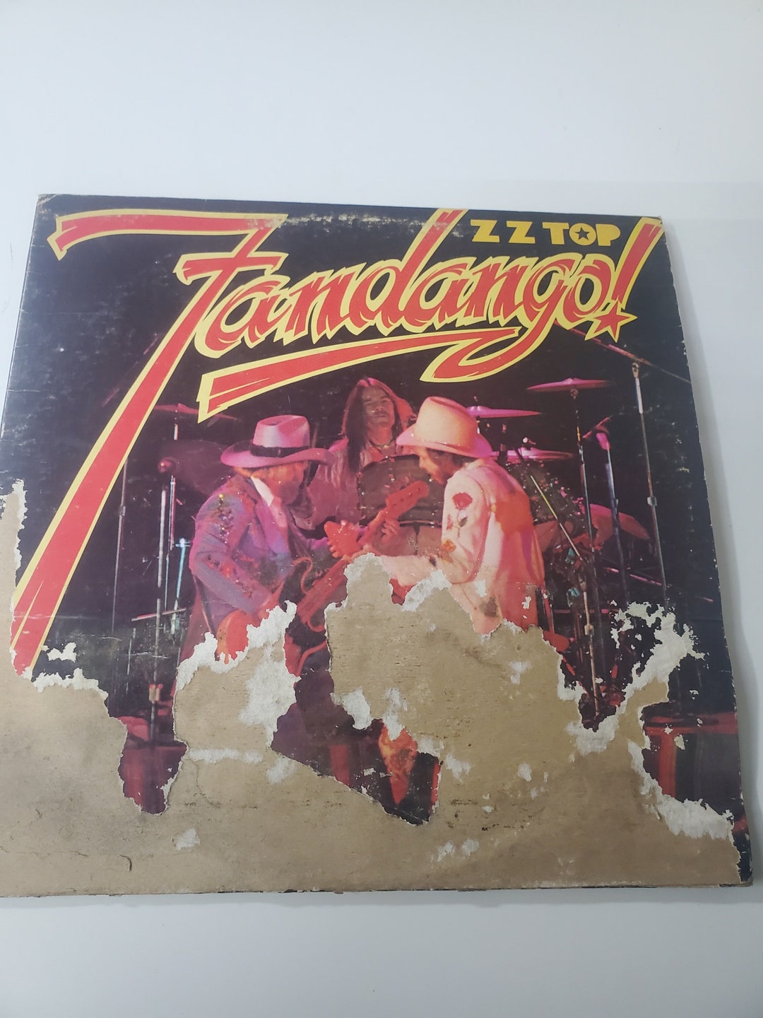 ZZ Top – Fandango NOTE Cover Has Water Damage Record is Very Good Vinyl ...
