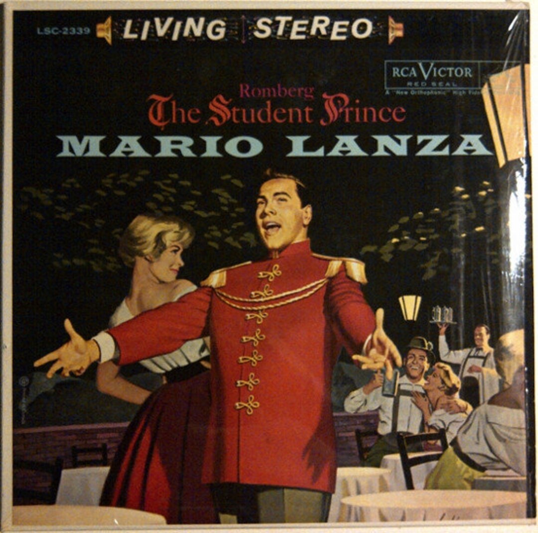 Mario Lanza : Romberg – the Student Prince Vinyl Record LP - Etsy