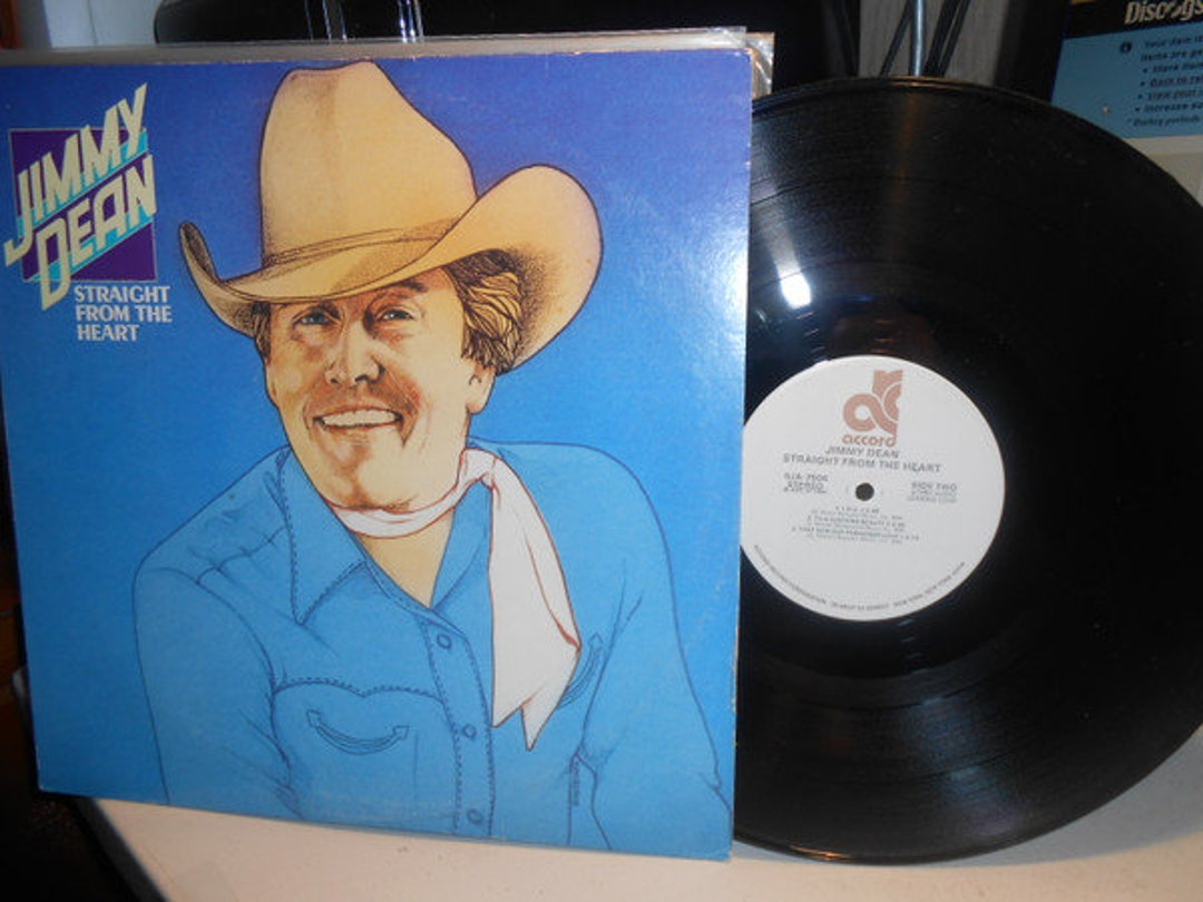 Jimmy Dean Straight From the Heart Album, Record, Vinyl Country - Etsy