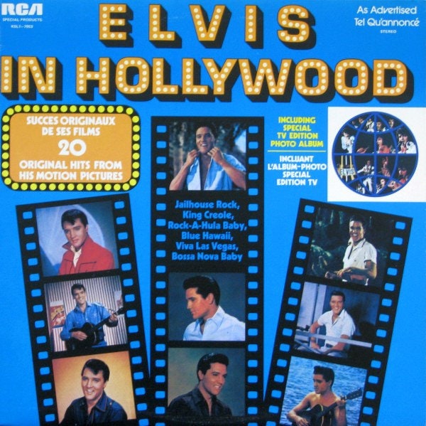 Elvis Presley Elvis in Hollywood Vinyl Record - Etsy