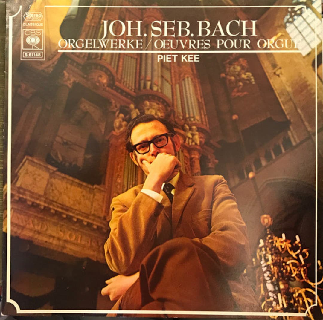 Johann Sebastian Bach, Piet Kee Orgelwerke Vinyl Record, Album ...