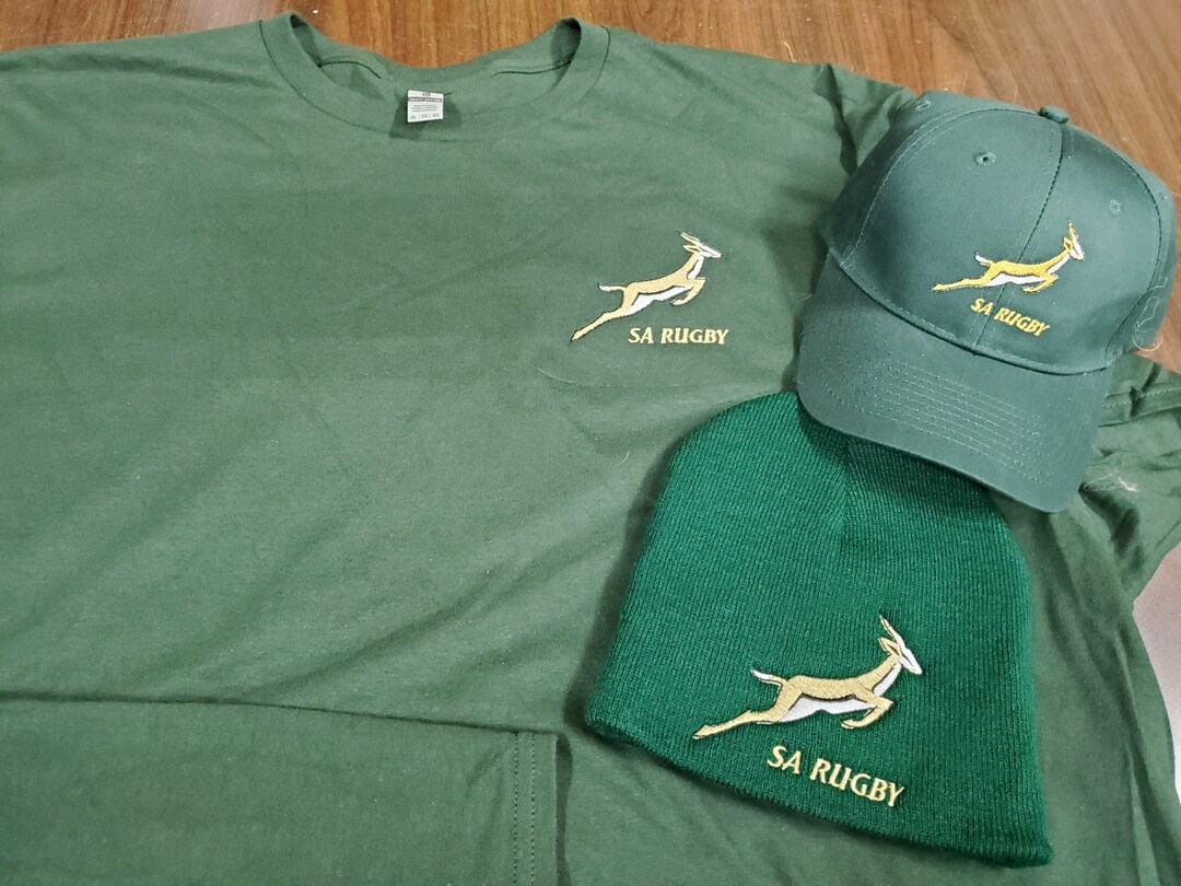 South African Rugby Shirt Hat/beanie Combo - Etsy