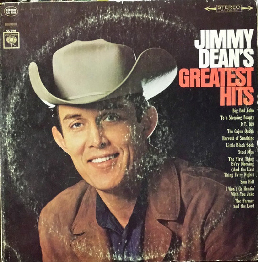 Jimmy Dean – Greatest Hits Vinyl Record, Album COUNTRY - Etsy
