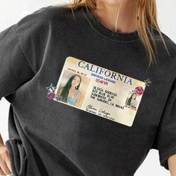 Olivia Rodrigo Drivers License - Etsy Canada