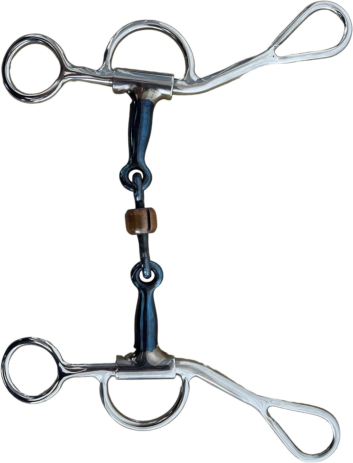 Western Style Stainless Steel Horse Bit Copper Ball Design - Etsy