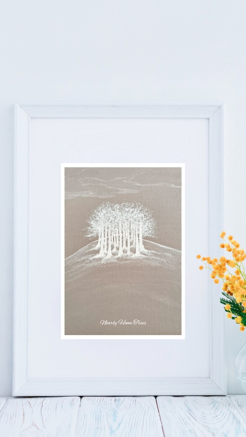 Nearly Home Trees Cornwall Wall Art Print - Etsy