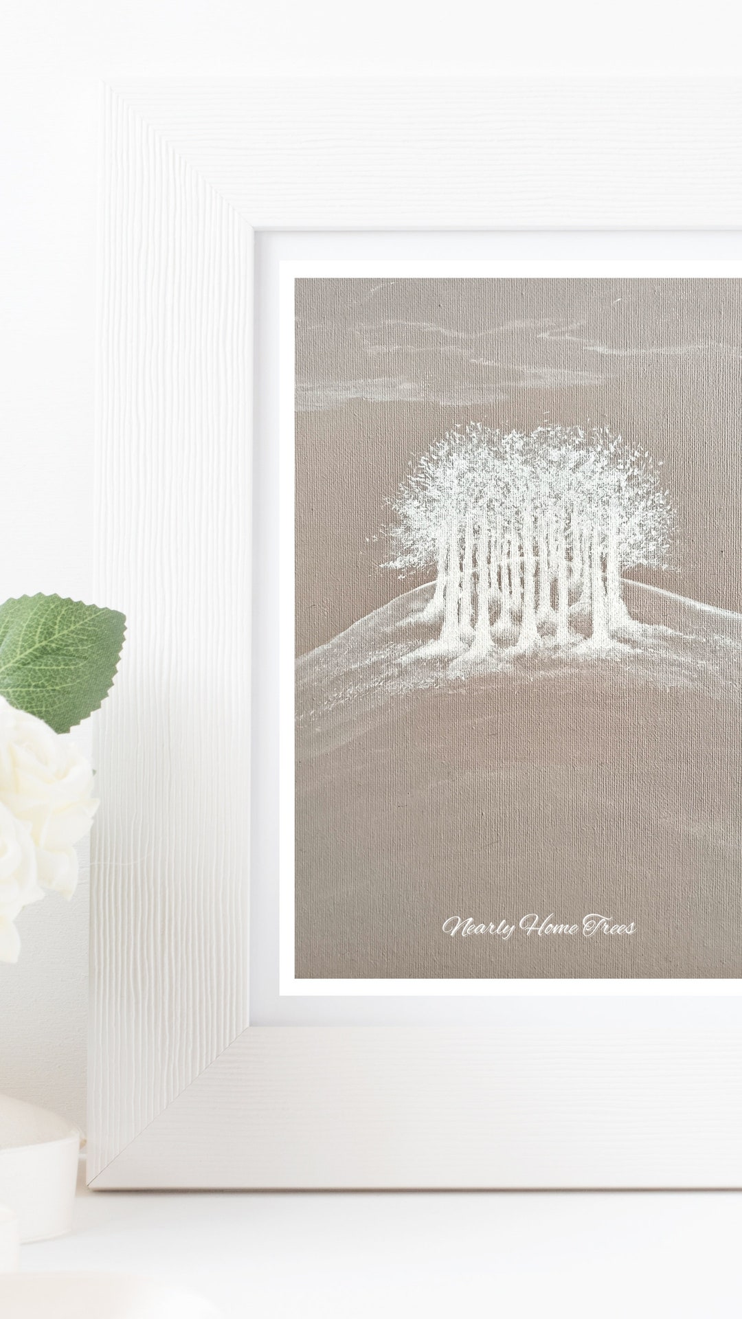 Nearly Home Trees Cornwall Wall Art Print - Etsy