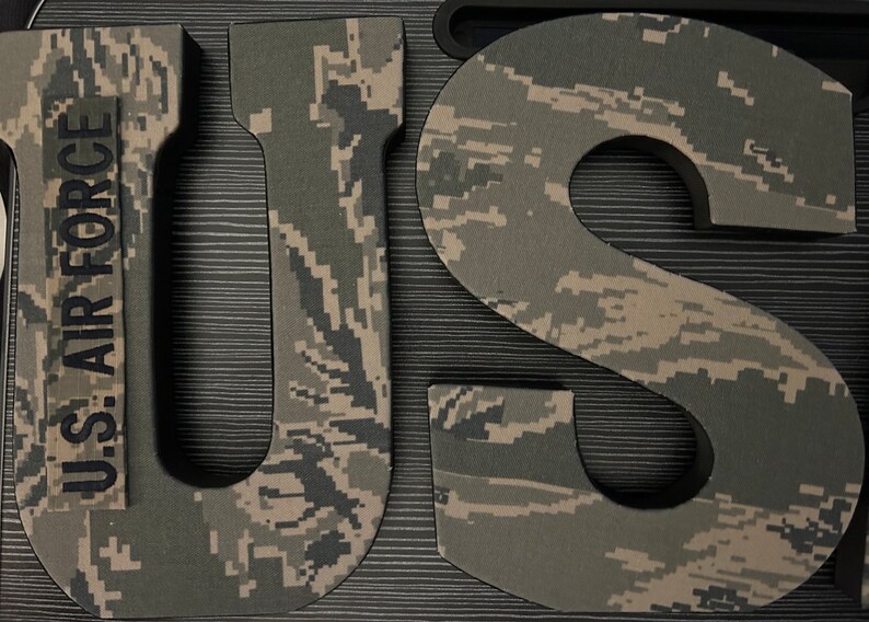 Custom United States Air Force Letters - Etsy
