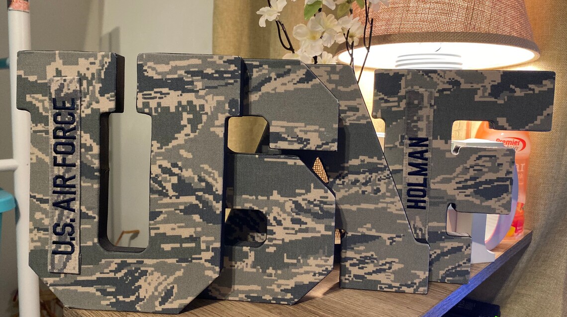 Custom United States Air Force Letters - Etsy