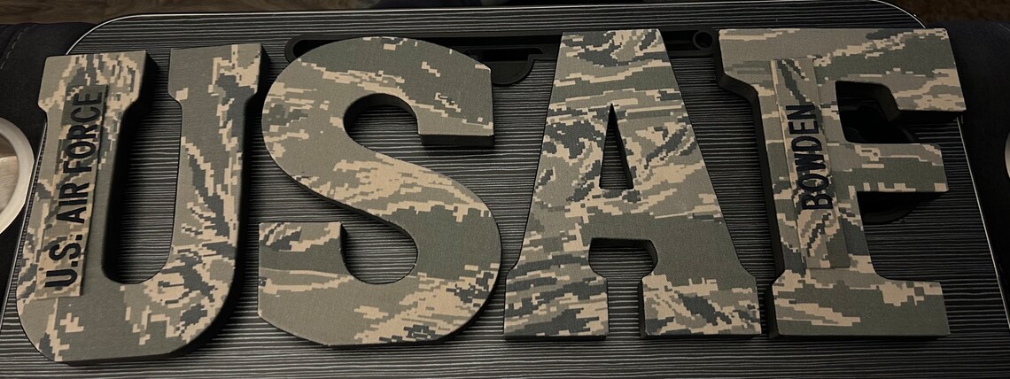 Custom United States Air Force Letters - Etsy