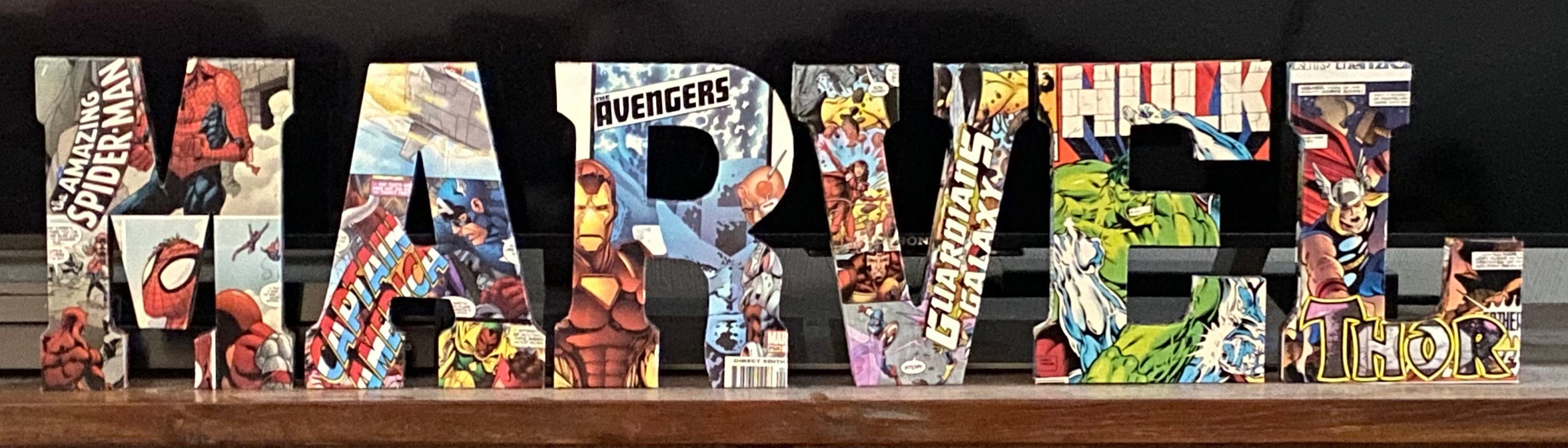 Comic Book Letters - Etsy