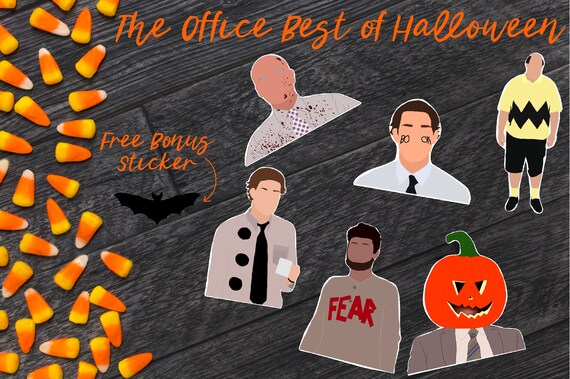 The Office Halloween Costume Stickers. - Etsy