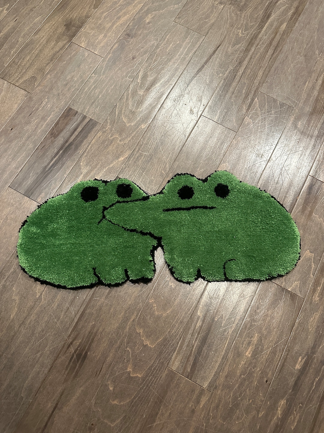 Frog Friends Rug, Frog Rug, Hand Tufted Rug, Cottage Core Aesthetic ...