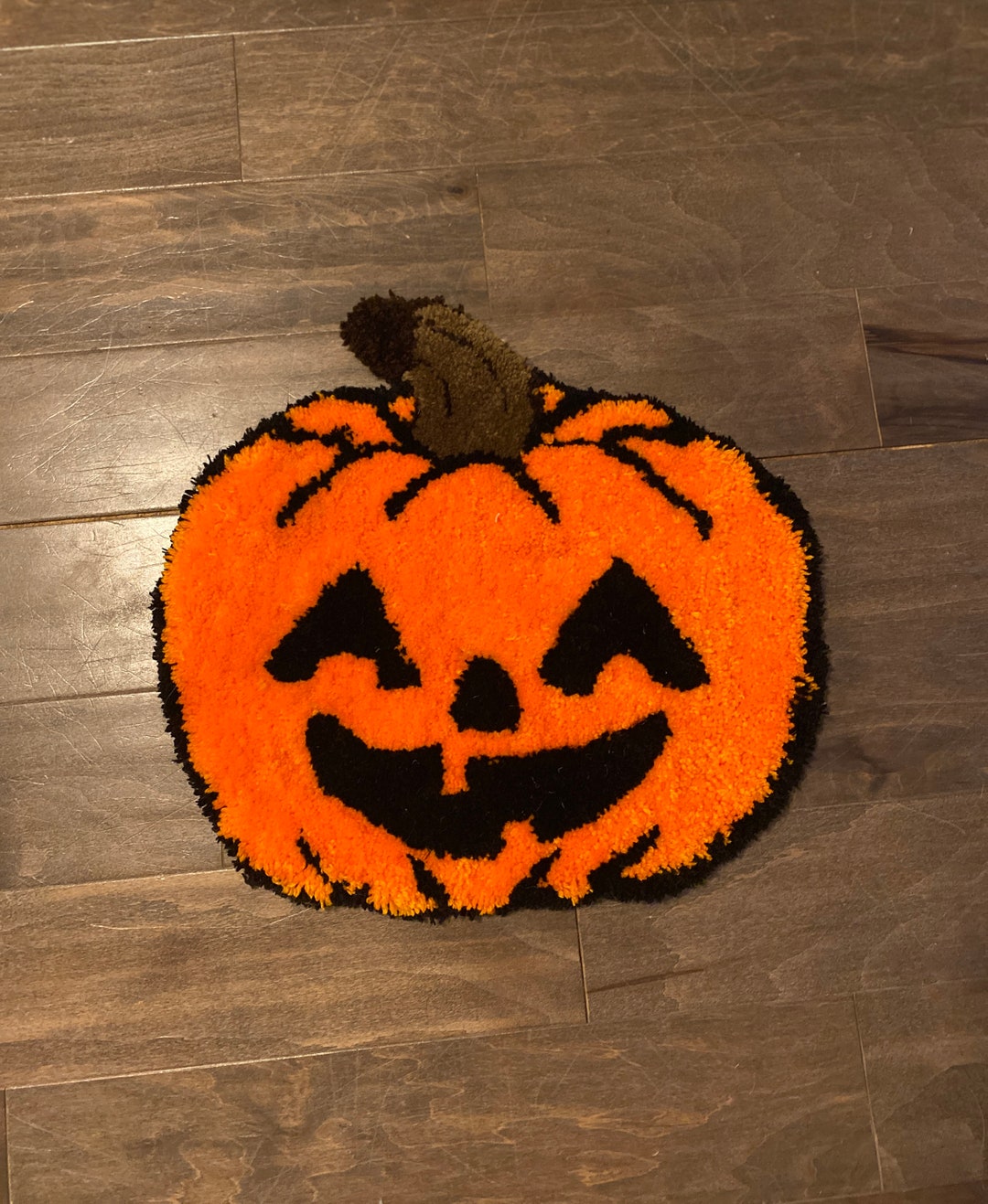 Pumpkin Rug, Jack-olantern Rug, Halloween Rug, Halloween Decor ...
