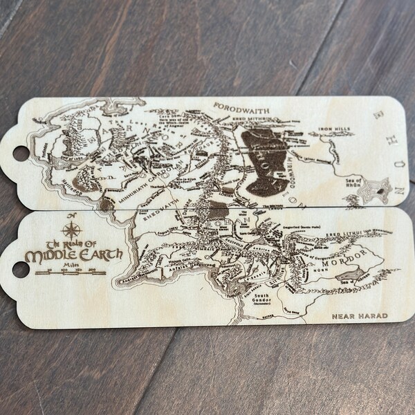 Middle Earth Map - Etsy