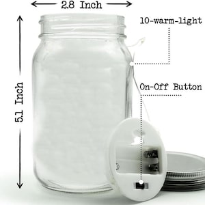 Mason Jar Night Light Gift for Women, Birthday Gifts for Women, Home ...