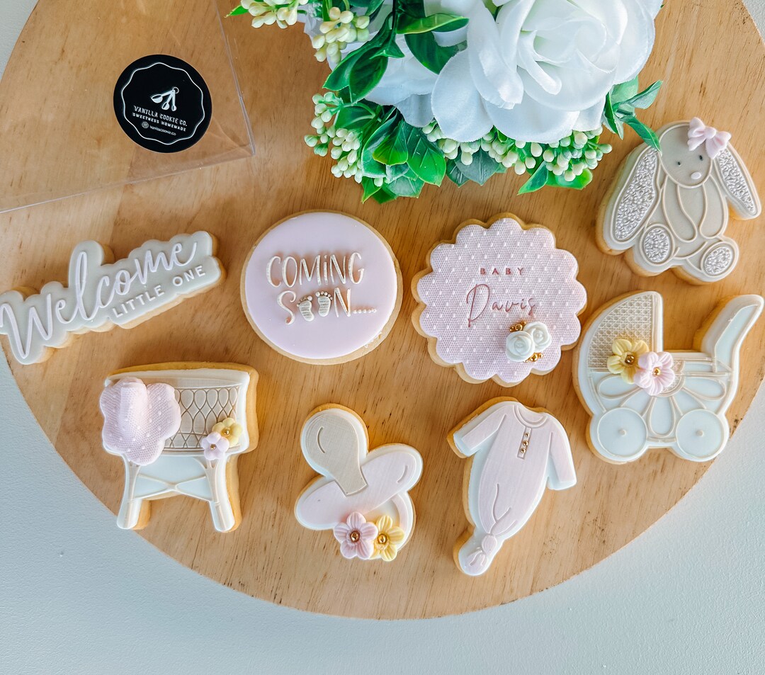 BOHO BABY SHOWER Cookies Pregnancy Announcement Cookies Sugar Cookies ...