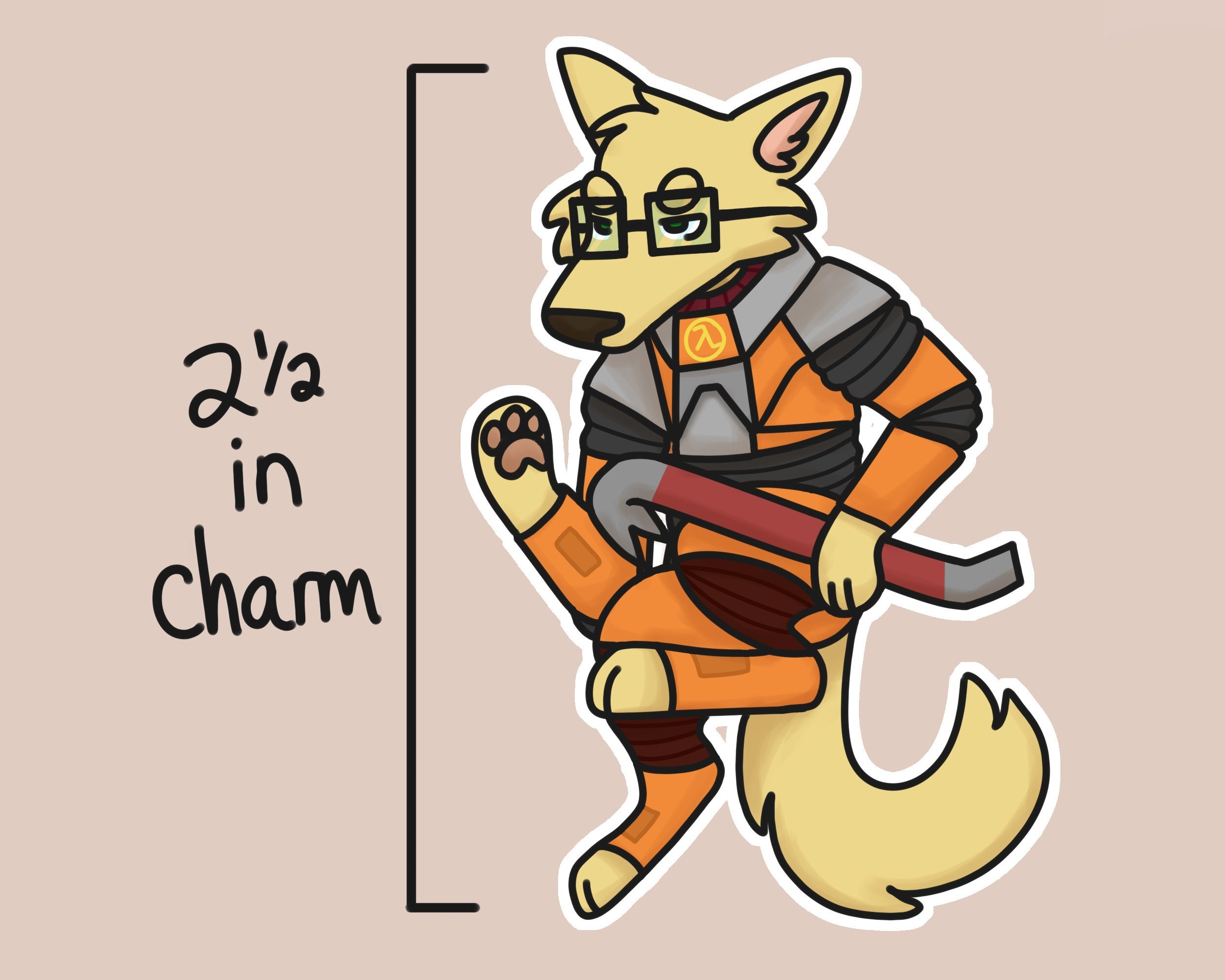 Gordon Freeman Furry Acrylic Charm - Etsy