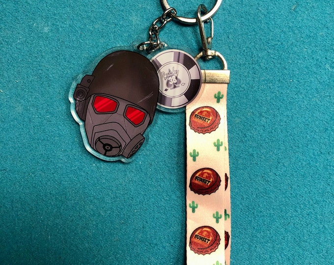 Fallout New Vegas Lanyard Keychain - Etsy