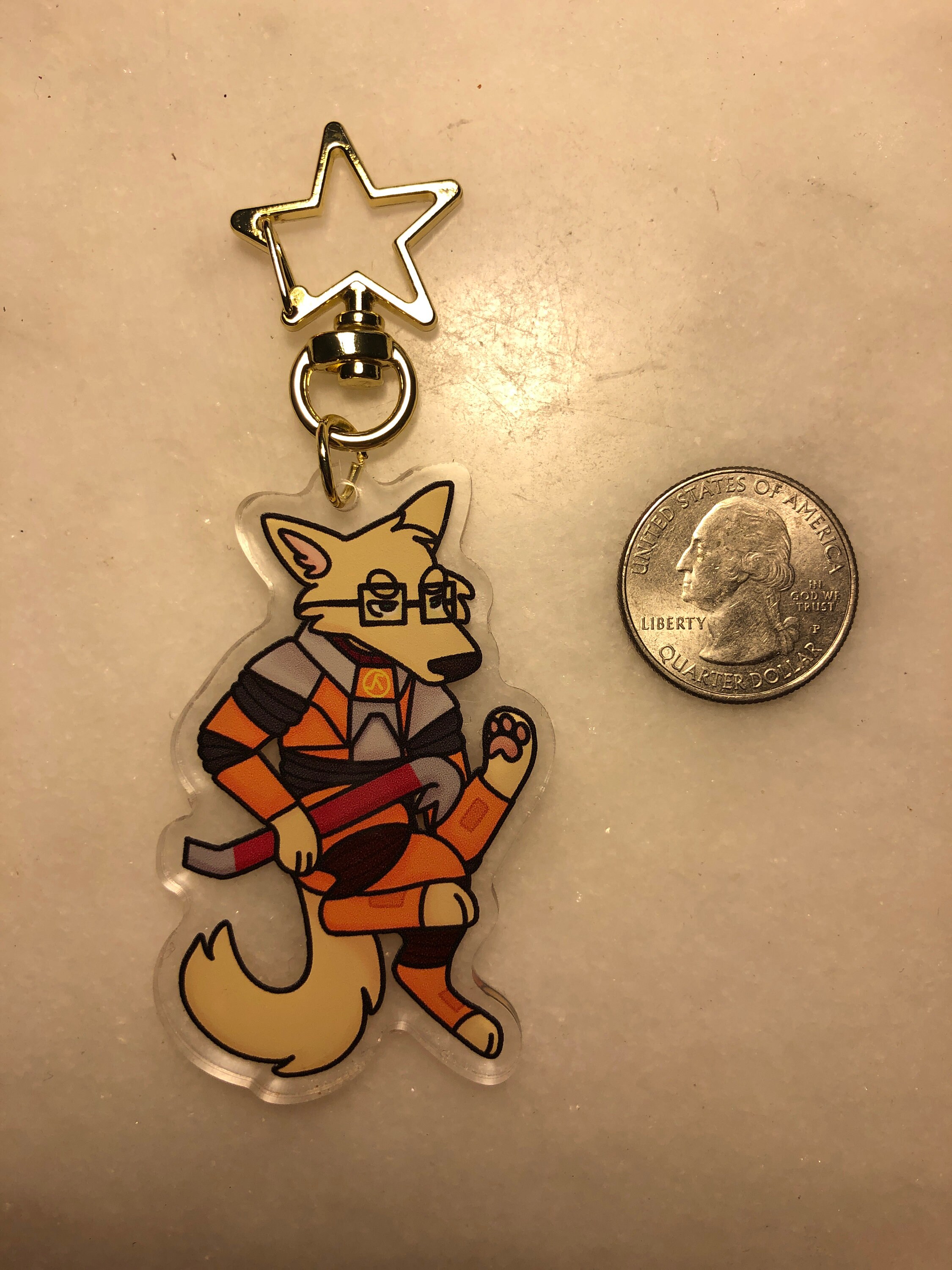 Gordon Freeman Furry Acrylic Charm - Etsy