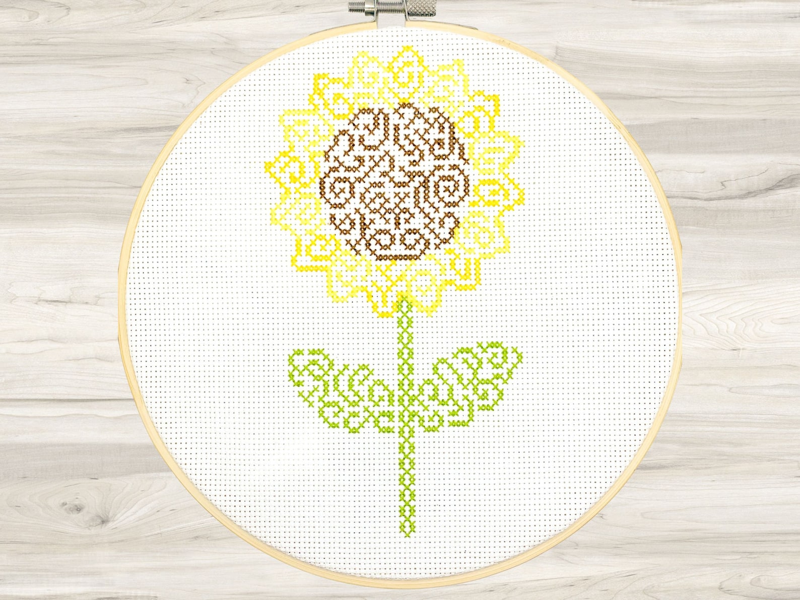 Sunflower Cross Stitch Pattern - Quick, Easy, Beginner-friendly Cross ...