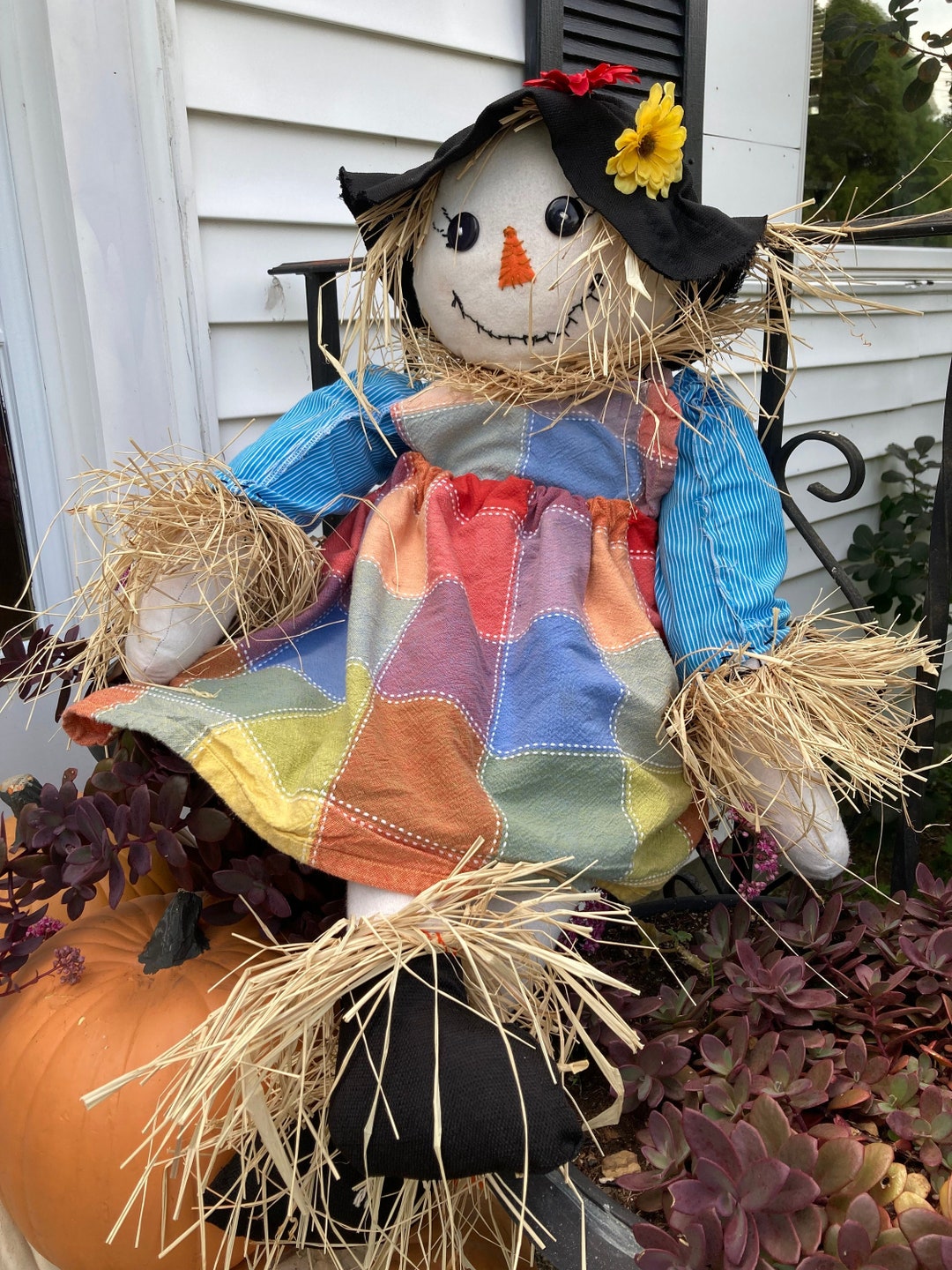Scarecrow Fall Porch Decor - Etsy
