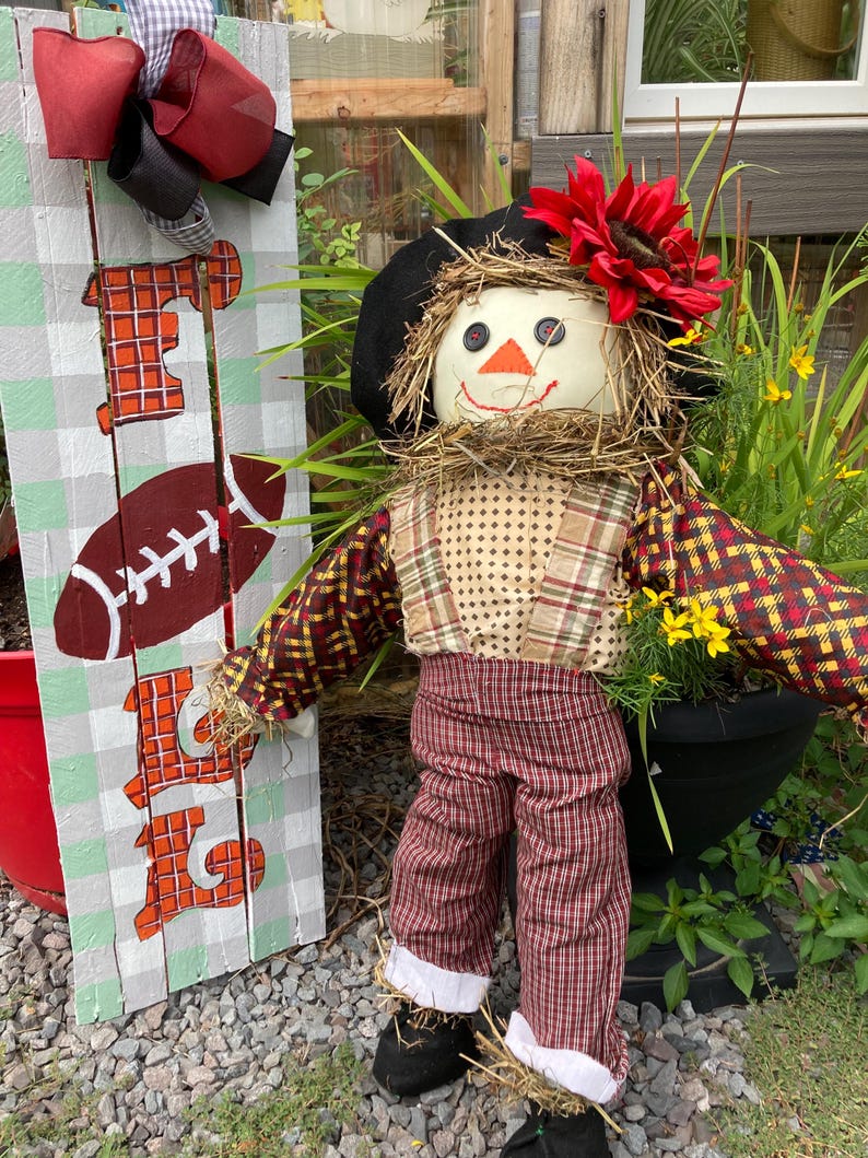 Scarecrow Fall Porch Decor - Etsy
