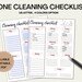 Editable Cleaning Checklist Zone Cleaning Checklist Weekly - Etsy